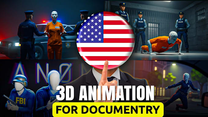 Create a 3d animation crime documentary video with ai cinematic ...