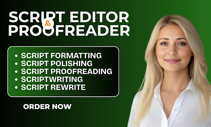 Professionally format your screenplay standard using final draft by ...