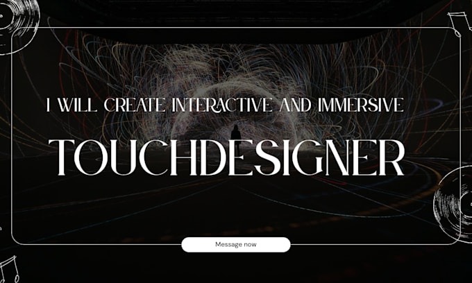Create interactive touchdesigner, immersive touch designer, interactive ...