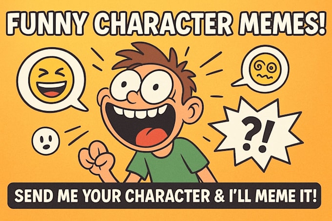 Progetta un meme personalizzato esilarante del tuo personaggio per ridere