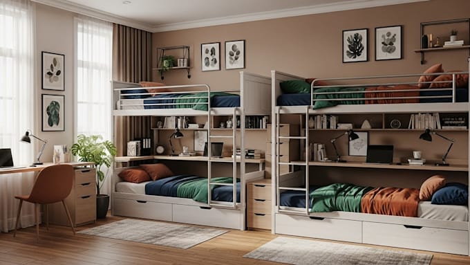 Create 3d student room designs for school or personal use by ...