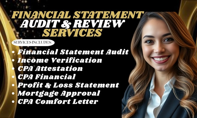 Prepare financial statements, profit and loss, income statement by ...