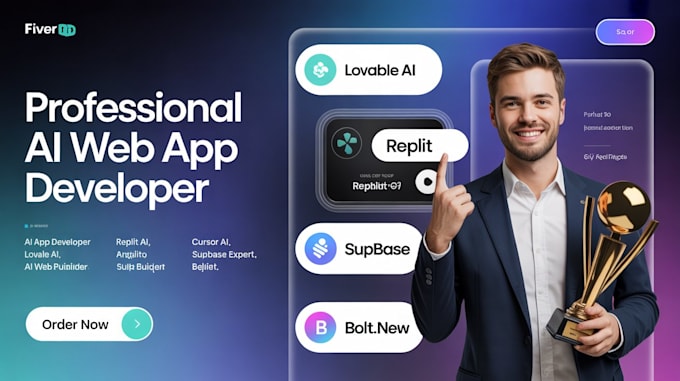 Develop replit lovable ai cursor ai web apps and rork ai mobile app by ...