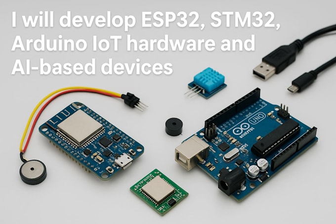 Develop esp32, stm32, arduino iot hardware and ai based devices by ...