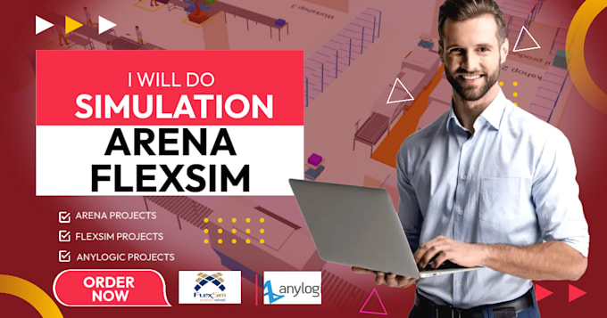 Simulation for arena anylogic flexsim simio projects by Zaryabzaman12 ...