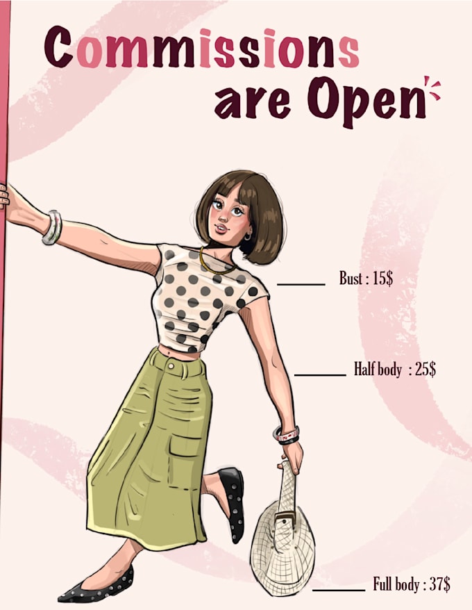 Make digital art commission in my style for you by Safaaart5 | Fiverr