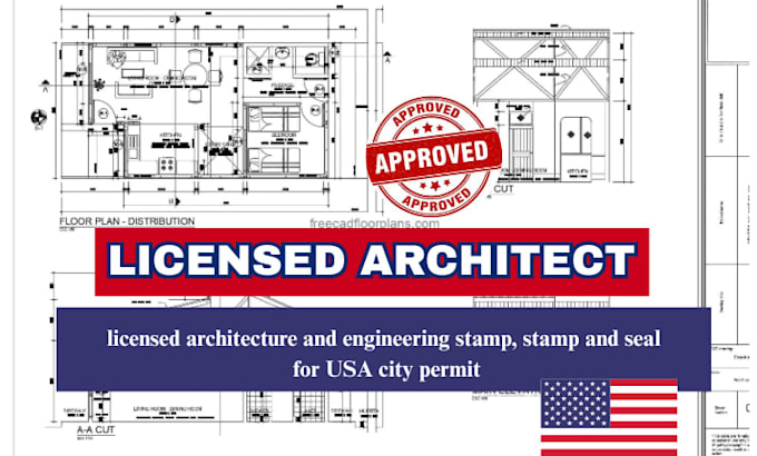 Seal architectural engineering drawing licensed architect stamp nc, co ...