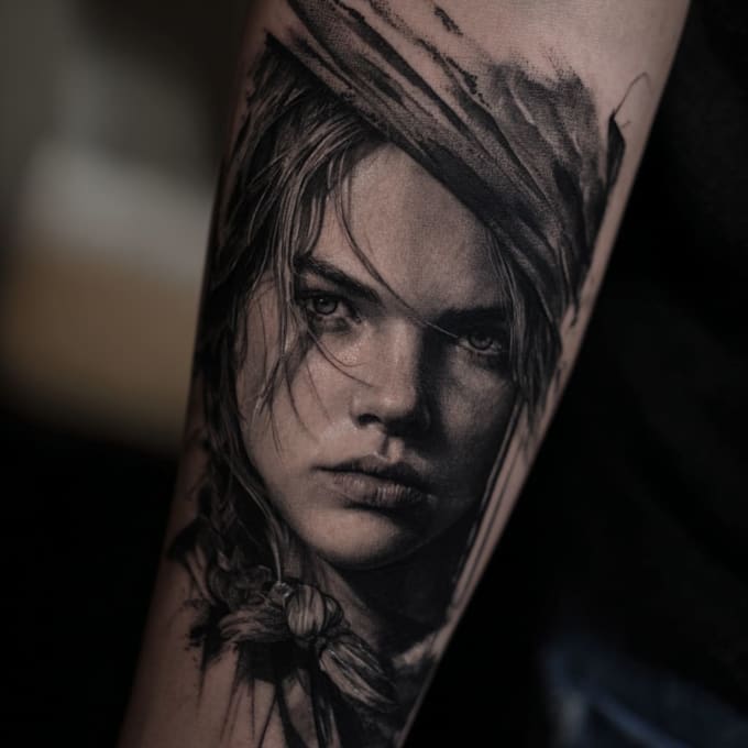 Design a unique realistic tattoo for you by Trissanings | Fiverr