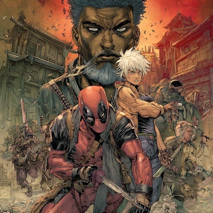 Do comic book cover by Mananodeo | Fiverr