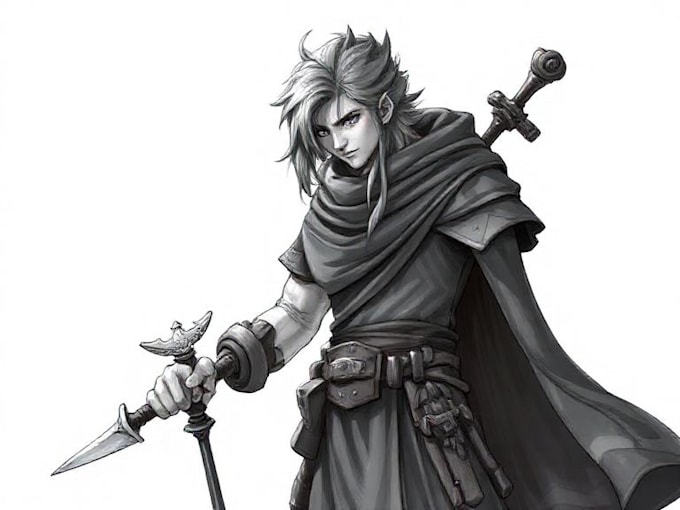 Draw your original, rpg character by Kendorgan | Fiverr
