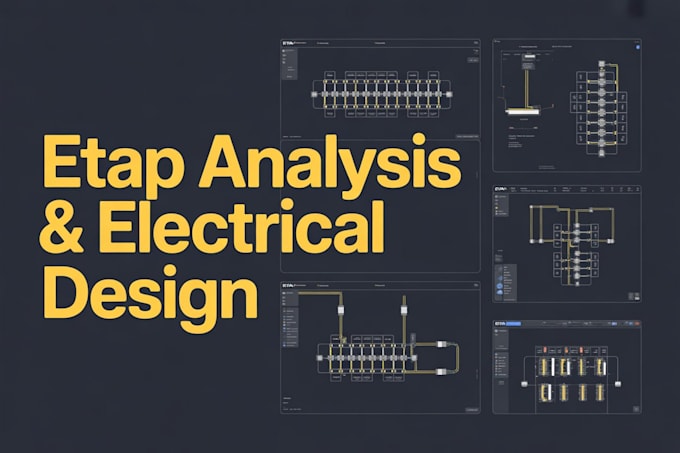 Etap load flow short circuit, arc flash studies and electrical layouts ...