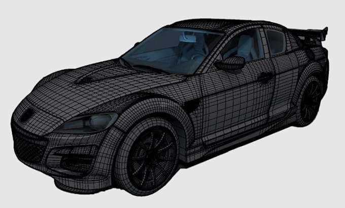 Do 3d car model,widebody kit, interior car design, spoiler, bumper, 3d ...