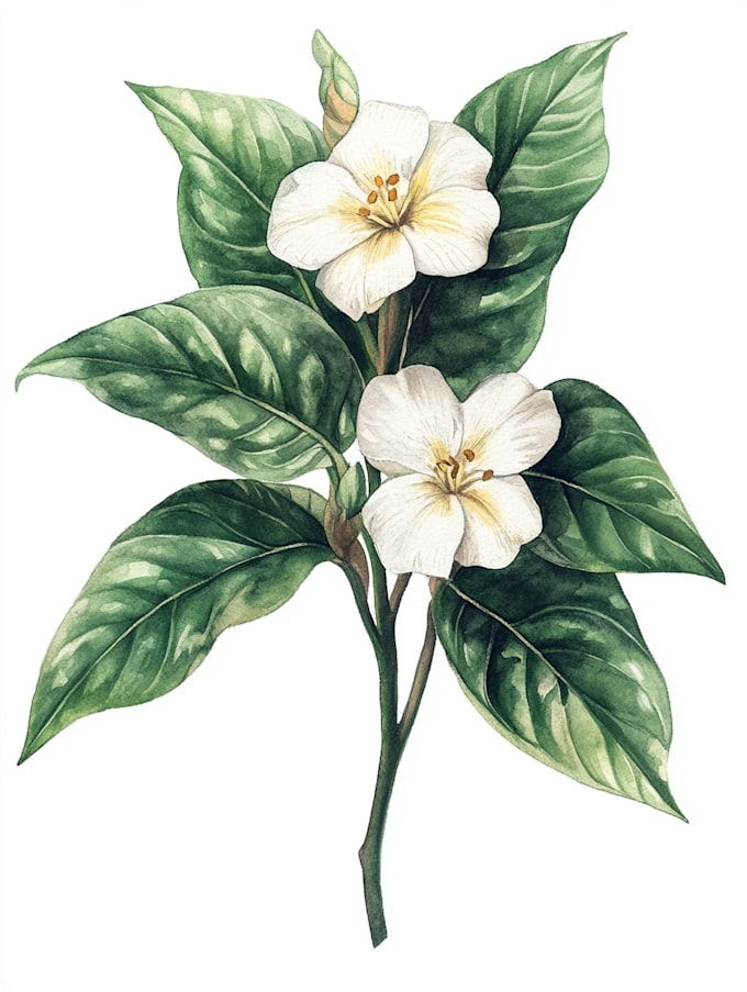 Draw a botanical illustration for you by Koreyflowers | Fiverr