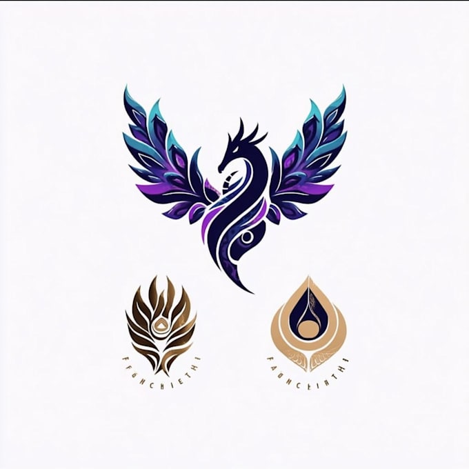 Design mythical beasts, monsters, fantasy logo design by Saartgena | Fiverr