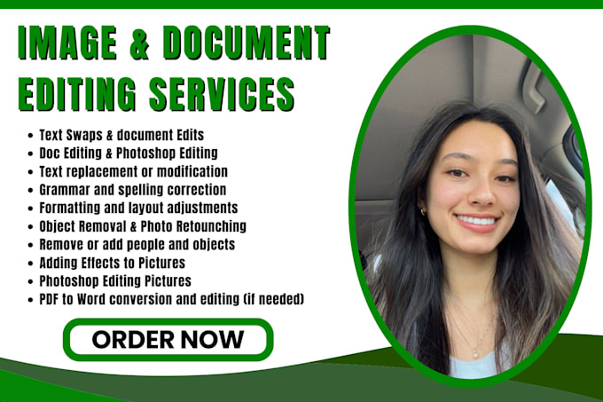 Do high quality document editing, indesign, document text replacement ...