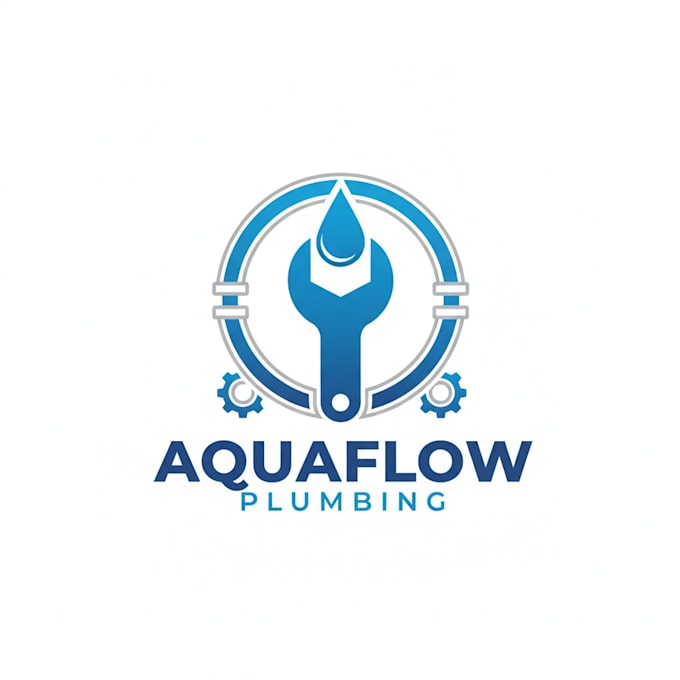 Design a custom plumbing logo for your business by Maujgb | Fiverr