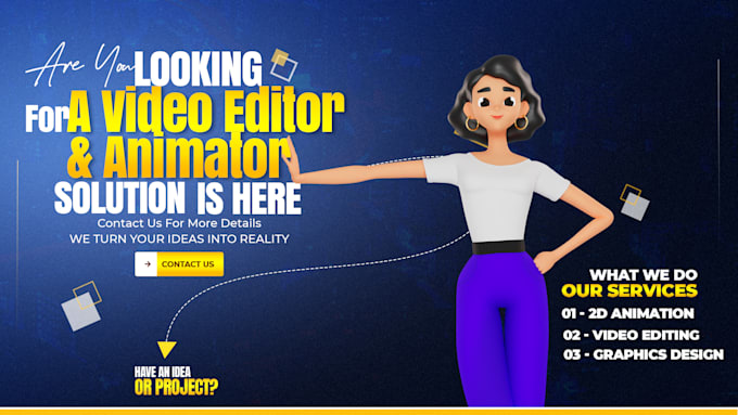 Create video editing and 2d animation services by Subhanahmed567 | Fiverr