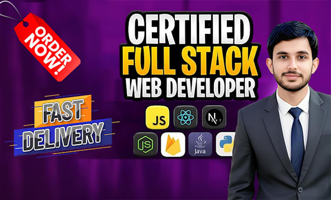 Your full stack web developer using mern, laravel, python by Fahadthedev | Fiverr