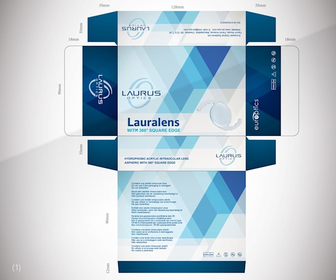 Design medical product, medical packaging design, product label or box ...