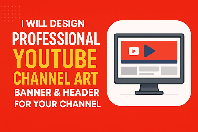 Design professional youtube channel art for your channel by Ahmed_2812 ...