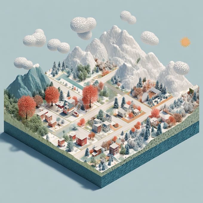Design amazing vector or isometric maps design by Rynnellenon | Fiverr