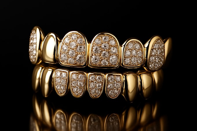 Do 3d printable grillz designs for jewelers and manufacturers by Kendra ...