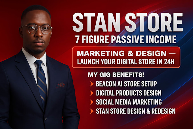 Create high converting stan store, beacons ai and digital product setup ...