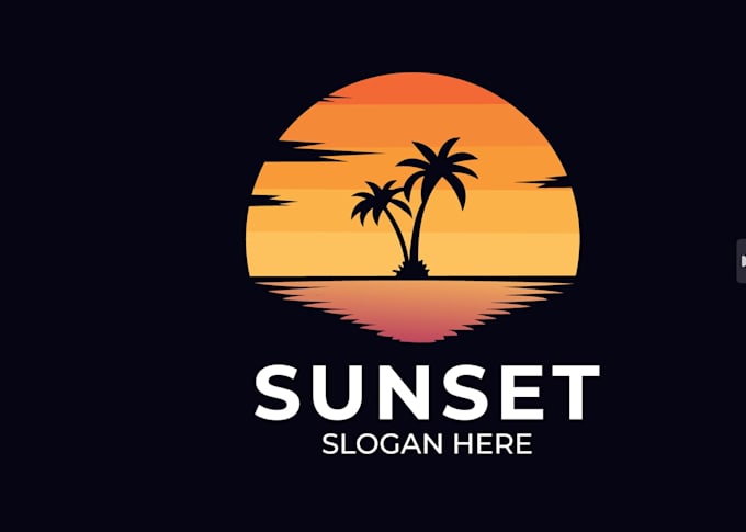 Design a luxury modern sunset logo for your brand by Saman_slack | Fiverr