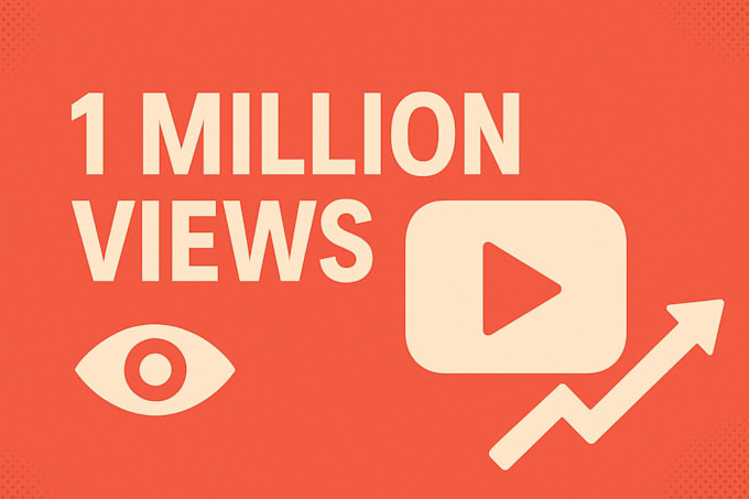 Create a youtube thumbnail for guaranteed one million views by ...