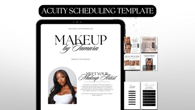 Setup acuity, design custom acuity scheduling site with your brand ...