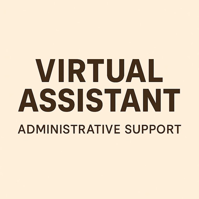 Beginner virtual assistant for administrative tasks by Christyglory ...