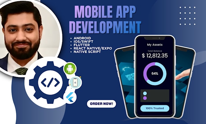 Develop a professional android and ios mobile app using flutter or java by Max_nelson0 | Fiverr
