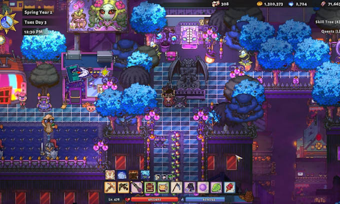 Create pixel art sprite sheet and 2d game character animation ...