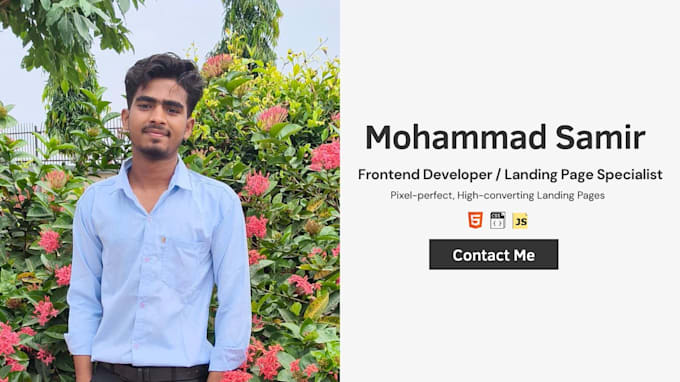 Crear un sitio web de portafolio personal moderno usando html, css y javascript