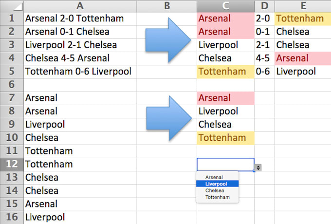 Clean up and organize your excel spreadsheet by Pricepadgett | Fiverr
