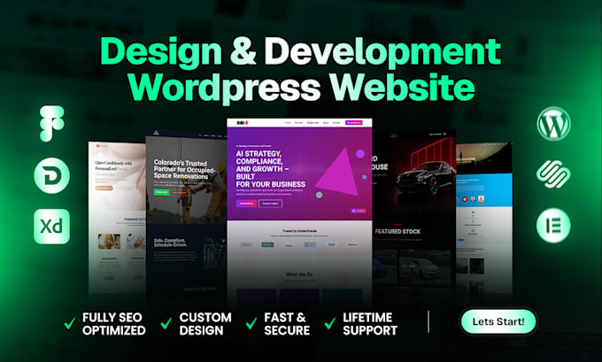 Build a responsive wordpress website design and professional website development by Ihtishamwp ...