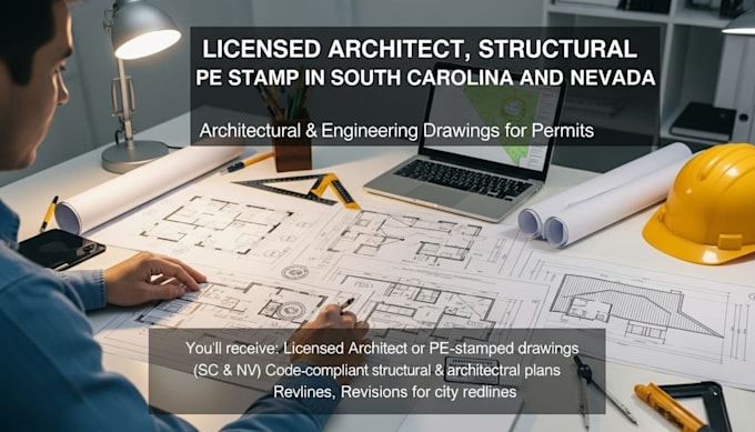 Licensed architect, structural engineer pe stamp in south carolina and ...
