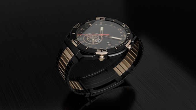 Create cgi 3d watch modeling, cad design, animation and realistic ...
