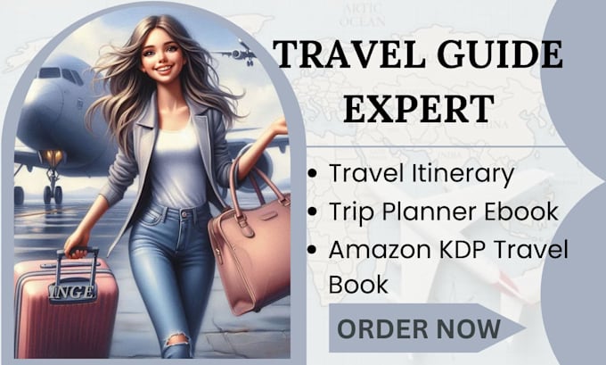 Write travel guide, travel itinerary, trip planner ebook, amazon kdp ...