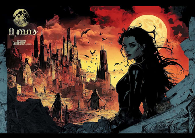 Make stunning digital comic book pages by Sophiaberry7 | Fiverr