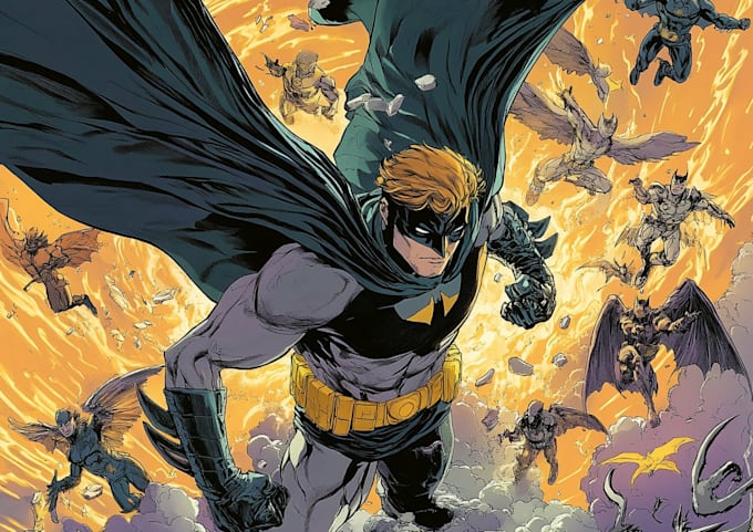 Do a cinematic comic book scenes in color by Sophiaberry7 | Fiverr