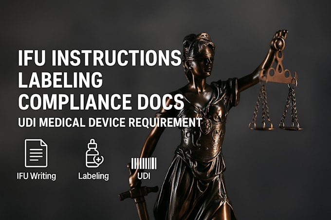Write ifu instructions, labeling compliance docs, udi medical device ...