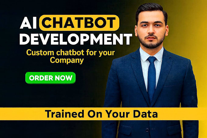 Do ai chatbot development, custom chatbot development, ai website by Abdullahgenai | Fiverr