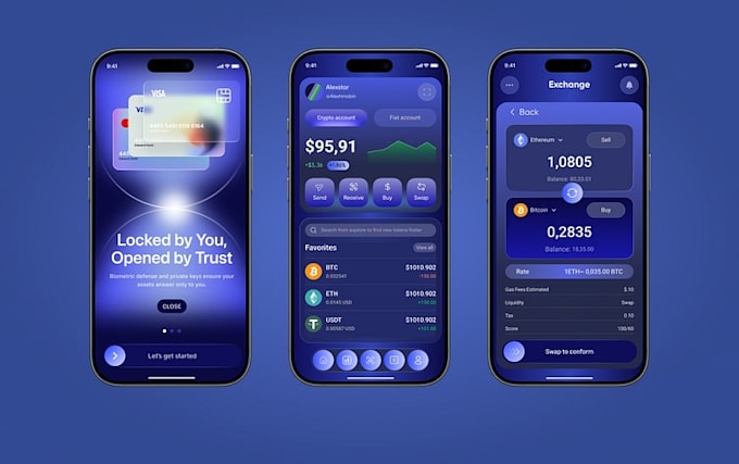 Develop fintech app crypto wallet app payment app banking app wallet ...