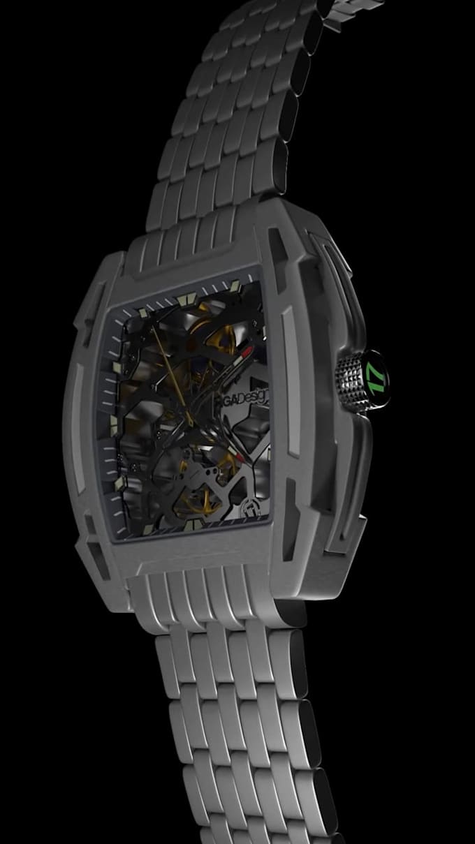 Do 3d wristwatch animation 3d cgi watch animation 3d jewelry animation ...