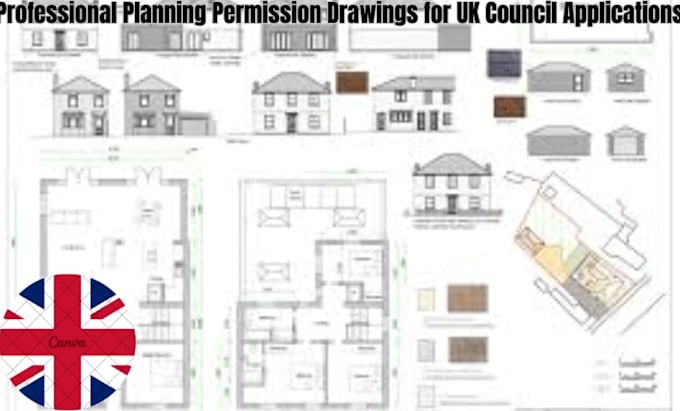 Professional planning permission drawings for uk council applications ...