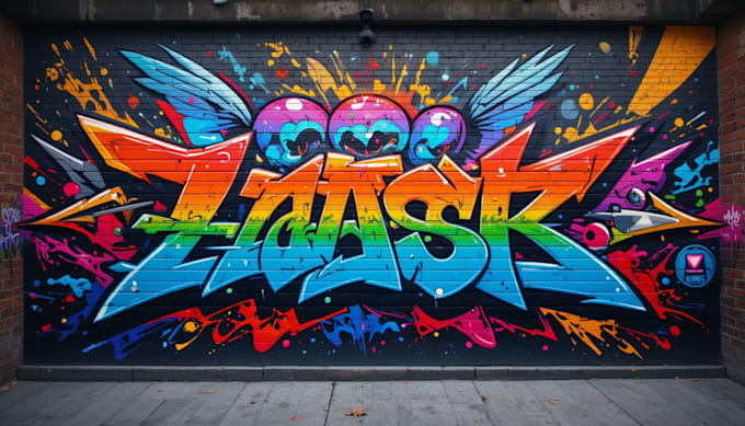 Create graffiti designs murals graffiti logo and wall arts by Gokulkhet ...