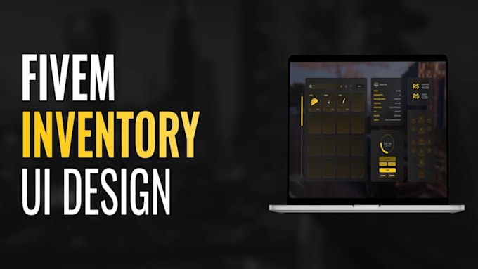 Diseñar scripts personalizados de fivem, ui ux, mapa de fivem, diseño ...