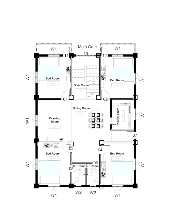 Create detailed revit bim model with accurate drawings by Joy53141 | Fiverr