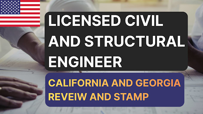 Review stamp as licensed civil and structural engineer in california ...